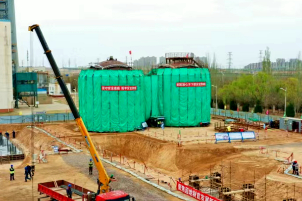 宁夏煤业CCUS示范项目球罐焊接完工